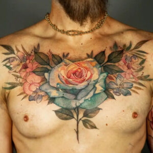 30 Coolest Chest Tattoos for Men to Try in 2025 - Dezayno