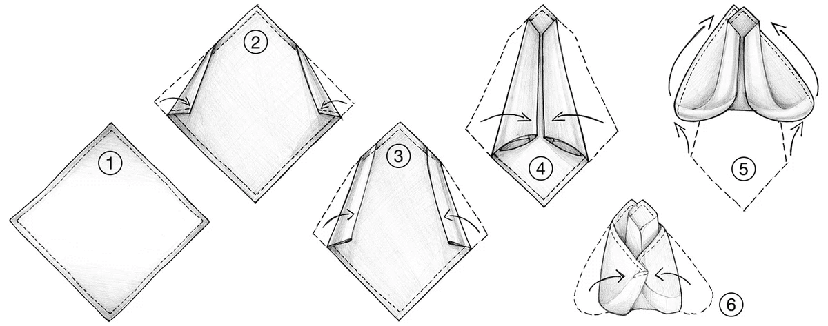 How to Fold a Pocket Square: Step-By-Step Guide - Dezayno